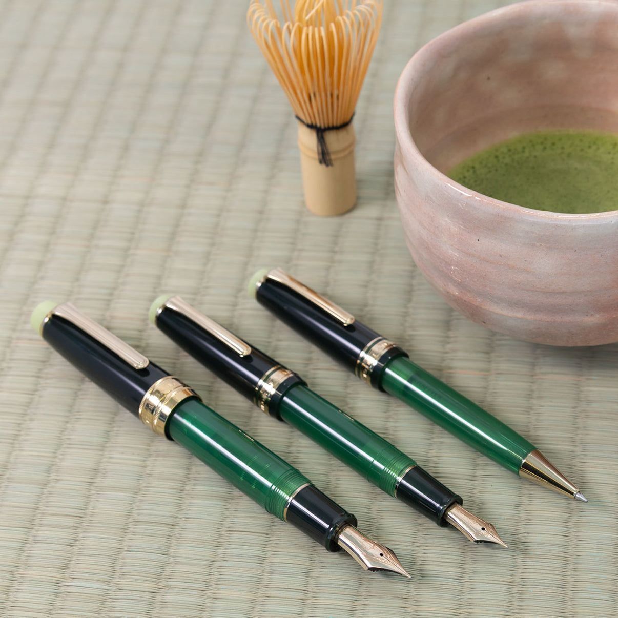 Sailor Pro Gear King of Pens Japanese Tea Ceremony Matcha GT Fountain ...