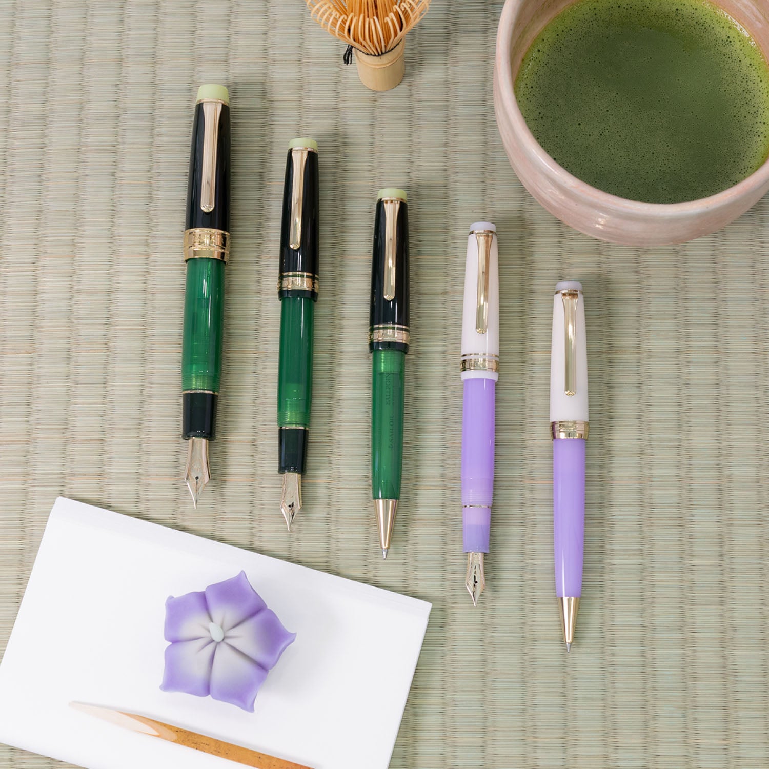Sailor Pro Gear King of Pens Japanese Tea Ceremony Matcha GT Fountain ...